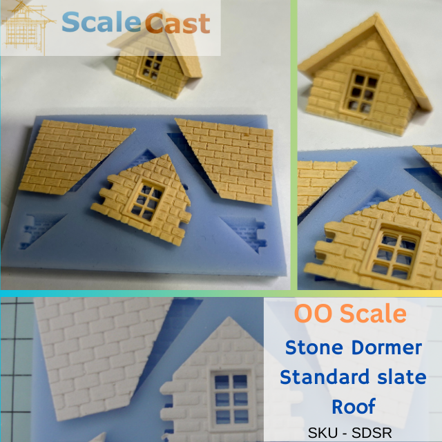 Stone Dormer Standard Roof - SDSR - Model Railway Scenery OO Gauge ...